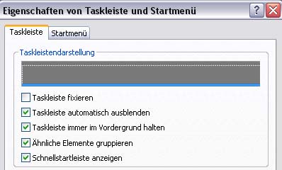Win XP: Größe und Position der Taskleiste ändern – Philognosie