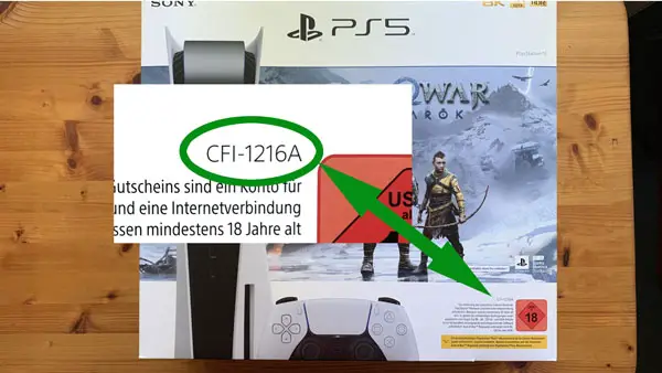 PS5: Modellnummer & Seriennummer finden / Vergleich – Philognosie